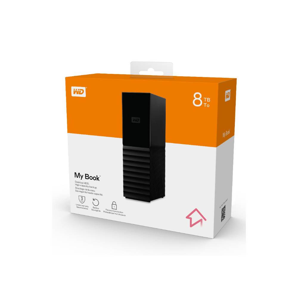 Buy WD My Book 8TB External Hard Drive – Secure, Massive Storage Solution